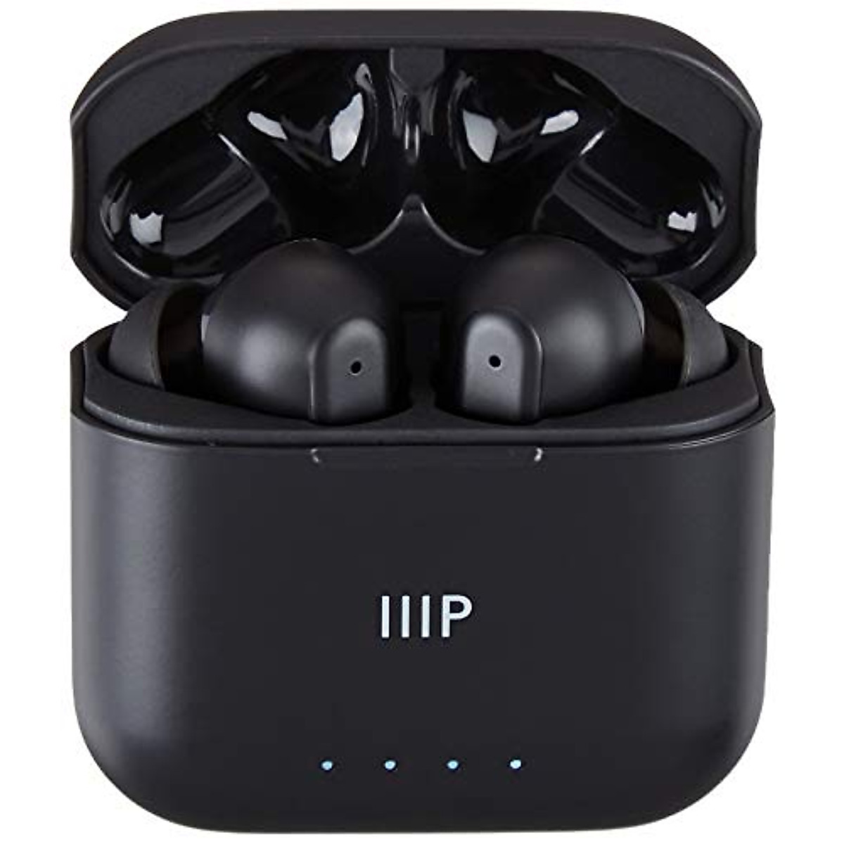Monoprice TWE-ANC TrueWireless Earphones with Active Noise Canceling (ANC), 6 Hrs Playtime, 30 Hrs Total Playtime with Charging Case, IPx4, Sweatproof