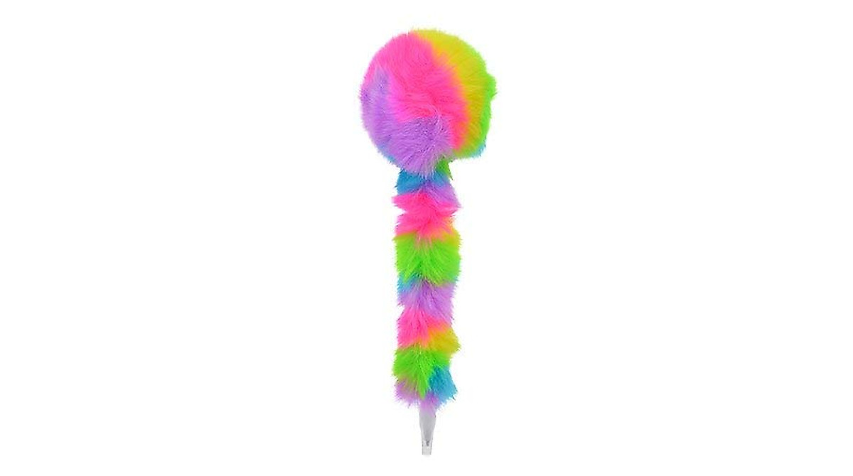 Rainbow Fuzzy Fluffy Pen for Back to School - Fun & Colorful Writing Tool