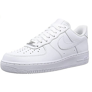 Nike Men's Air Force 1 Shoe, Pure Platinum/White/Pure Platinum, 10
