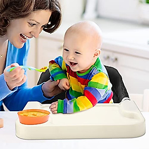 Hook on Chair with Removable Dining Tray, Portable Clip on High Chair Use at Most Tables, Fast Table Chair with Carry Bag, Travel Feeding Seat for Baby & Toddlers