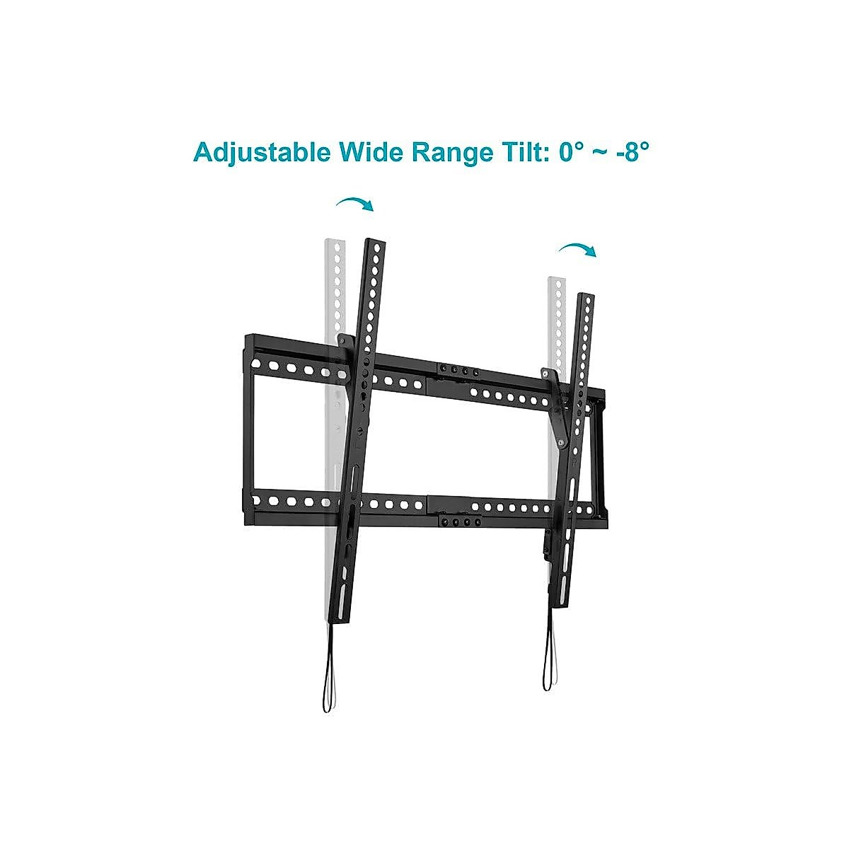 Monoprice Commercial Tilt TV Wall Mount Bracket for 32" to 55" TVs up to 165lbs, Max VESA 400x400, UL Certified