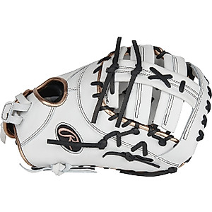 Rawlings | HEART OF THE HIDE Fastpitch Softball First Base Glove | 12.5" | Modified Single Post Web | Right Hand Throw