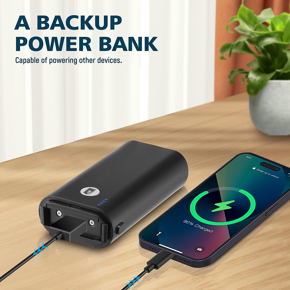 KIBEE Portable Fan,5200mAh Rechargeable Handheld Fan,180° Foldable Hand Fan,personal Fan,3 Wind Speeds Camping Fan.Mini Fan for outdoor,home,makeup,office(Black)