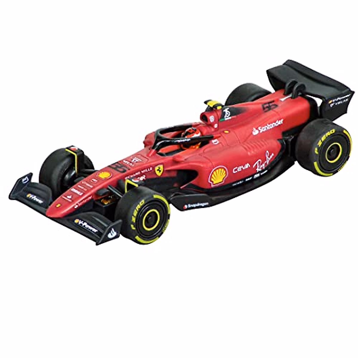 Carrera 64203 F1 Ferrari Sainz No.55 1:43 Scale Analog Slot Car Racing Vehicle GO!!! Slot Car Toy Race Track Sets