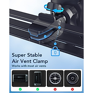 Magnetic Wireless Car Charger, TERYTH Fast Charging 360° Adjustable Auto Alignment Magnetic Car Mount, Air Vent Car Phone Holder Compatible with-Mag Safe iPhone 12/13 /14 Pro Max Mini