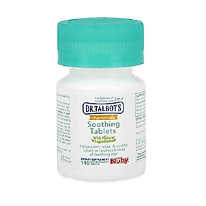 Dr. Talbot's Chamomile Soothing Tablets, Quick Dissolve, 140 Count (Packaging May Vary)
