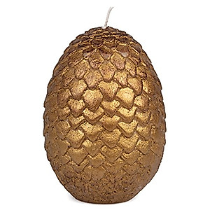Game of Thrones Dragon Egg Replica Candles, Set of 3 - Great Easter Gift for House of The Dragon & GoT Fans - Unscented - 2 1/2"