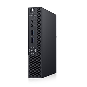 Dell OP3060MFF153X3 OptiPlex 3060 153X3 Micro PC with Intel Core i5-8500T 2.1 GHz Hexa-core, 8GB RAM, 500GB HDD, Windows 10 Pro 64-bit (Renewed)