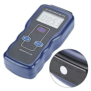 Digital Solar Power Meter, Digital Solar Energy Meter Sun Light Energy Measuring Tester SM206 Sun Light Radiation Testing Instrument Digital High Precision