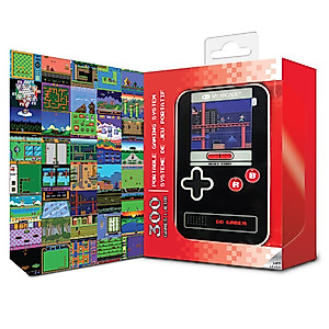My Arcade Go Gamer Classic-RED: Portable Electronic Game Console with 300 Games, Full Color 2.5" Screen-Fun for The Whole Family (DGUN-3909)