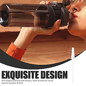 BESPORTBLE 10 Sets Drinking Nozzle Straw Juice Supply Plastic Straws Reusable Silicone Straws Smoothie Straws Multi-function Water Bottle Straw Suite Silicone Pp High Capacity