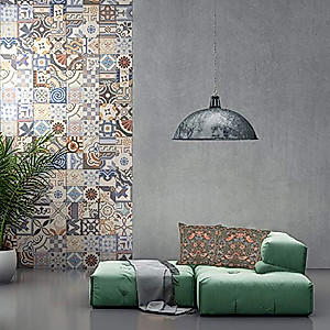 C Charlotte Home Furnishings Inc Birds Face to Face II Cushion Cover | Pure Cotton Decorative Cushion Case | 19x19 Inch Cushion Cover for Living Room Couches and Sofas | Inspired by William Morris