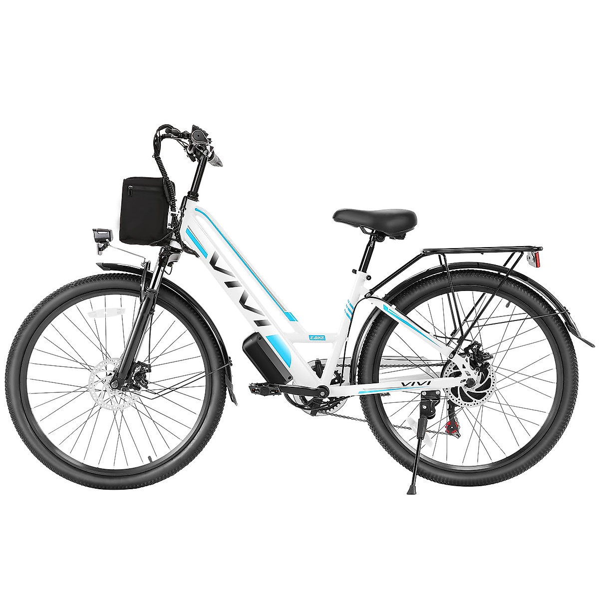 Vivi Electric Bike 500W Commuter Ebike 26" Electric City Cruiser Bicycle, 20 MPH Ebikes for Adults with 48V Removable Battery, Up to 50 Miles, Professional 7 Speed