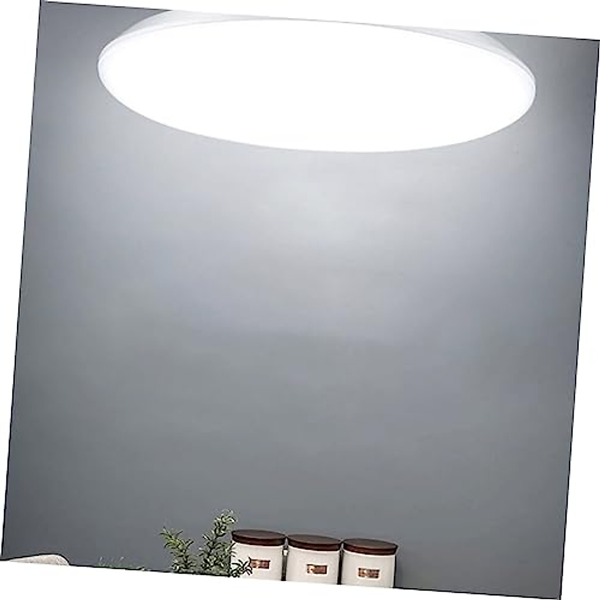 OSALADI 1Pc LED Flying Saucer Light Ceiling Chandelier Round Chandelier Ceiling Flush Mount Light Fixture Flat Lighting Fixture Hanging Lamp Lantern Retro Single Light Round Ceiling Lamp