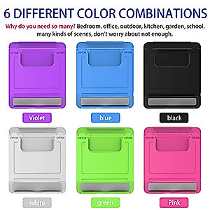 YENIE 6PACK Desktop Cell Phone Stand Holder, Portable Universal Desk Stand for All Mobile Smart Phone Tablet Display