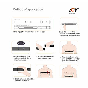 Rich Green Valley Sweat Proof Chest Strap, Heart Rate Monitor Replacement Band fits for Polar H7 H9 H10 Wahoo Tickr Garmin HRM Coospo Chest Strap
