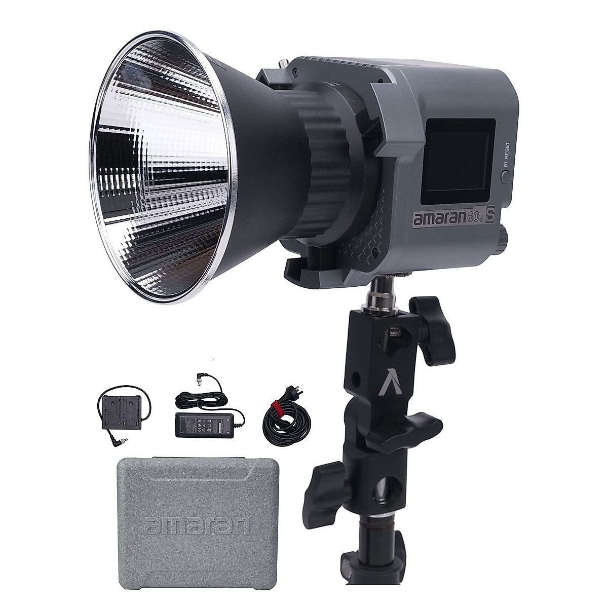 Aputure amaran 60dS Video Lighting,amaran 60d Studio Light,60W COB Daylight Bowens Mount Point-Source LED Video Light,App Control,Photography Lighting(amaran 60dS)