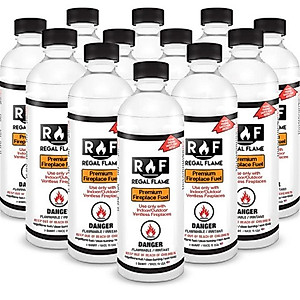 Regal Flame Ultra Pure Ventless Bio Ethanol Fireplace Fuel - 12 Quarts