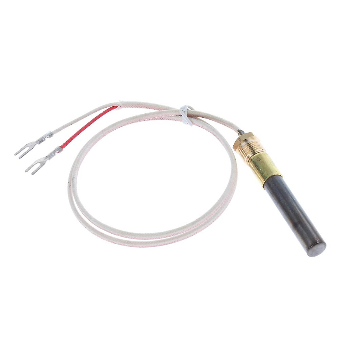 Gazechimp 2 Pcs 24 Inch Millivolt Thermopile Generators Replacement Used Fireplace / / Gas Fryer Cluster Thermocouple