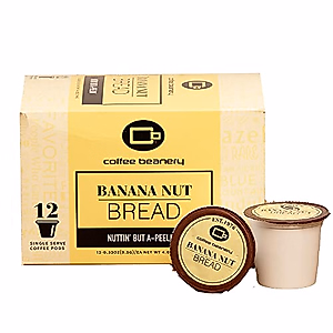 Banana Nut Bread Coffee Pods by Coffee Beanery | 12ct Flavored Coffee Pods Medium Roast Coffee Pods| 100% Specialty Arabica Coffee| Gourmet Coffee Pods
