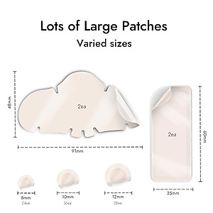 Epielle Over-Zit Acne Variety Patches | 84 Hydrocolloid Acne Pimple Patch for Covering Zits and Blemishes for Full Face (84 Counts), Easter Gift