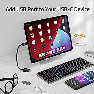 Syntech USB C to USB Adapter, 2 Pack USB C to USB3 Adapter,USB Type C to USB,Thunderbolt 3 to USB Female Adapter OTG Cable Compatible with iPad Mini 6, MacBook Pro, Air and More