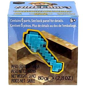 Minecraft Mini Elementals Cave Exploration Set and Environment Accessory with Moldable Sand for Added Creativity, Creative, Hands-on Biome Build Toy, Gift for Minecraft fans Age 6 Years and Older