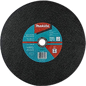 Makita B-57598-5 14" x 1" x 3/32" Abrasive Cut-Off Wheel, 5/Pk
