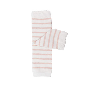 Bowbear 5 Pair Baby and Toddler Leg Warmers, Happy Legs Pink & Gray