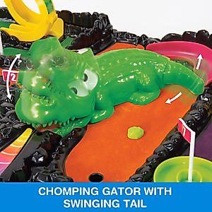 Game Zone Arcade Mini Golf - Interactive Tabletop Mini Golf Game with 9 Holes and Moving Obstacles for 1-4 Players Ages 6+ - Perfect for Family Nights!