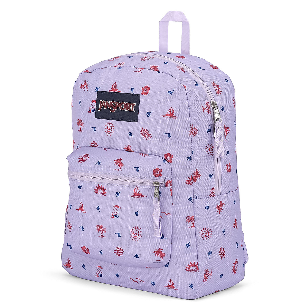 JanSport Backpack Cross Town Lagoon Luau, One Size