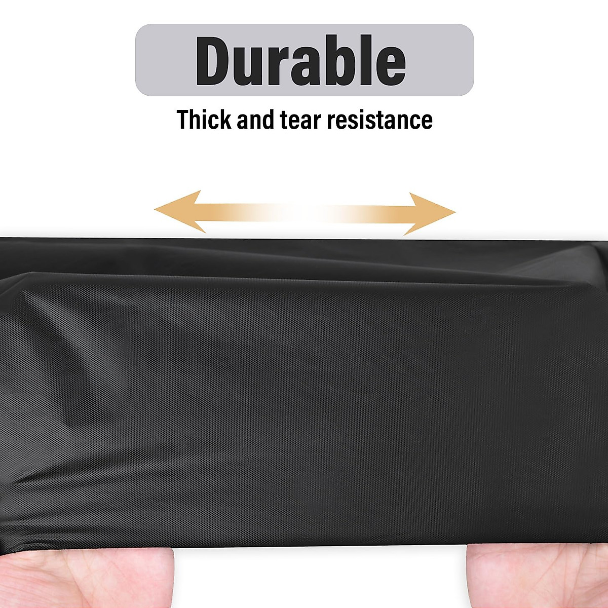 ZGORENDZ 2 Pack Rectangle Tablecloths 54 x 108 Inch Water Resistant Tablecloths Disposable Fabric Table Cover for Dining Table, Buffet Party and Camping, Black