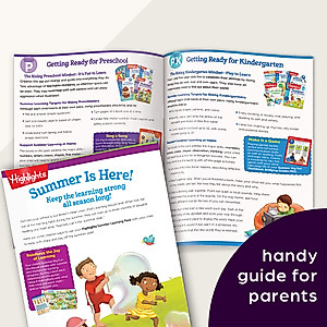Highlights for Children Summer Learning Pack Getting Ready for Preschool - Reading and Writing, Cutting and Pasting, ABCs