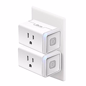 Kasa Smart Plug Power Strip & Kasa Smart Plug, WiFi Outlet Compatible with Alexa, Echo and Google Home, No Hub Required, Remote Control, 12 Amp, UL Certified, 2-Pack (HS103P2)