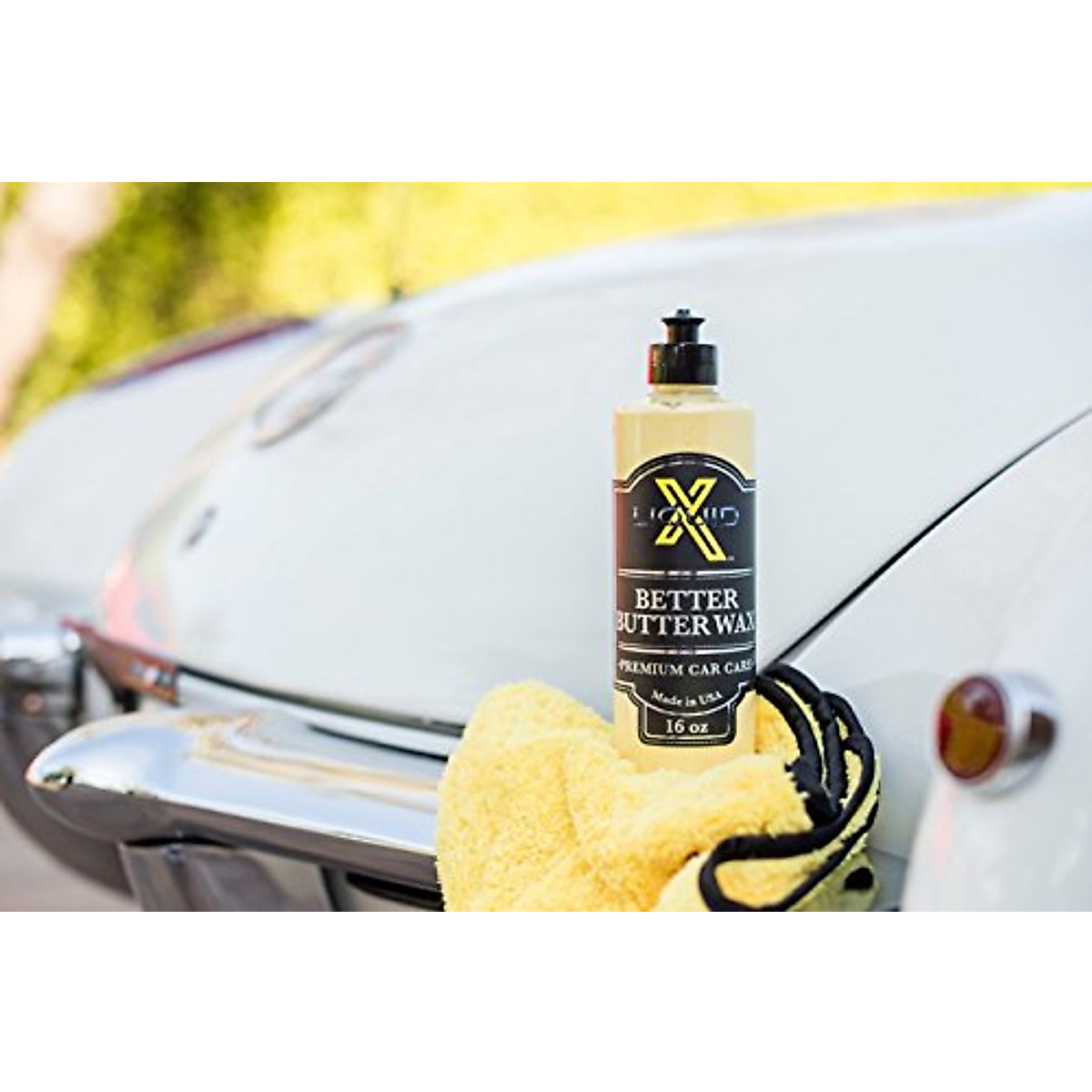 Liquid X Yellow Xtreme Plush Waffle Weave Microfiber Detailing Towel Guaranteed Satisfaction - 16" x 16" (5 Pack)