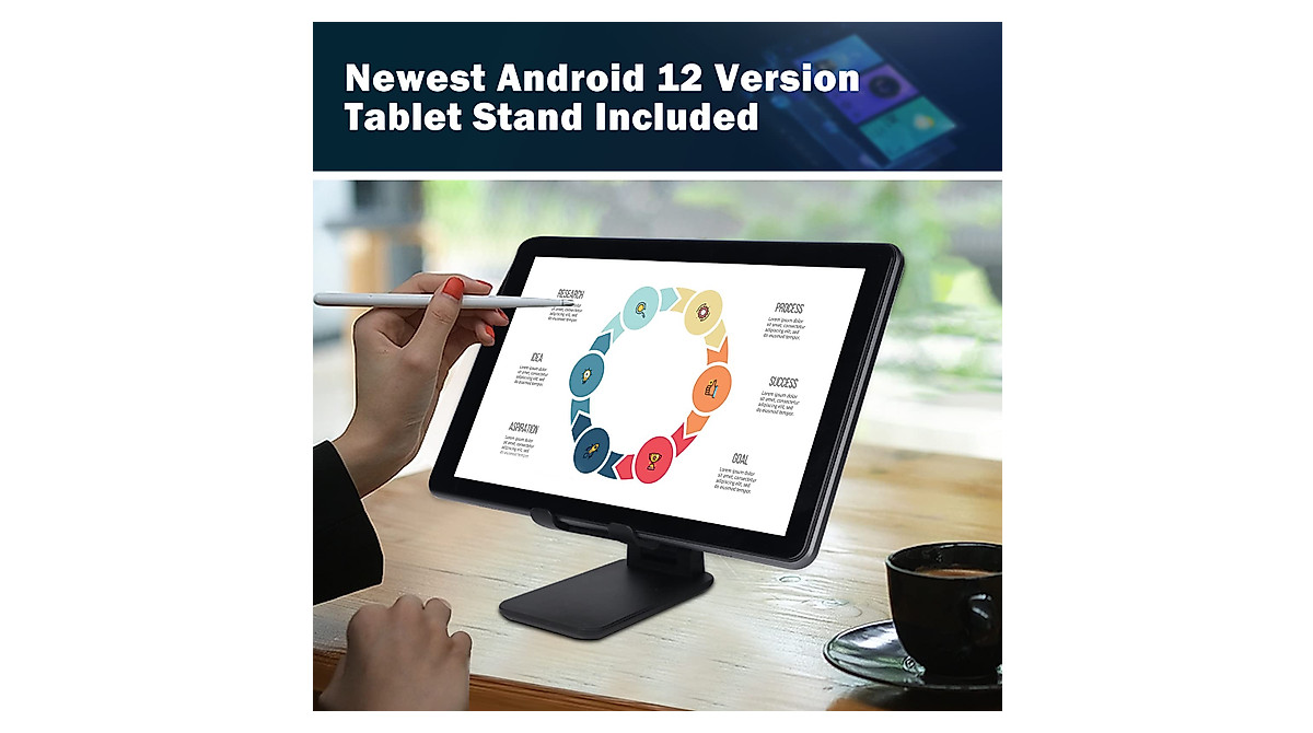 YosaToo 10" Android 12 Tablet - 3GB RAM, 64GB ROM