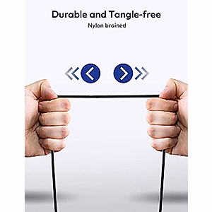 Mr Rex Replacement Audio Cable Cord with Mic for Bose 700 QuietComfort QC35 QC35II QC25 QC45 Headphones, JBL E45BT E55BT E65BTNC 750NC Earphone, Nylon-Braided 2.5mm to 3.5mm Aux Cord Wire(1-Pack, 5ft)