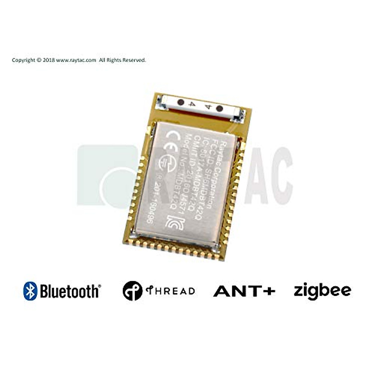 MDBT42Q-192KL Nordic nRF52811 Module Chip Antenna Bluetooth Zigbee Thread ANT+ BT5.2 BT5.0 FCC IC CE Telec KC RCM SRRC