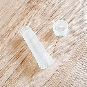 Embroidery Needle Tube Needle Tube Organizer Transparent Bottle Accessaries for Knitting Cross Embroidery Needle Accessories 10pcs ( 60 ) Plastic Needle Container