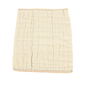 OsoCozy Unbleached Prefold Cloth Diapers – Soft and Absorbent Baby Diapers Made of 100% Unbleached Cotton - 10"x14", Fits 6-10 Lbs. - Diaper Service Quality (DSQ), (Newborn, 4x6x4 Layering)