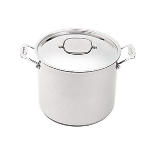 Cuisinart 12-Quart Stockpot w/Lid, Chef's Classic Collection, Silver, 766-26AP1