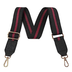 Montana West Crossbody Bag with Wide Guitar Strap Small Cross Body Bag Purses Shoulder Handbag for Women MWC-042ABK