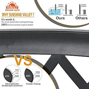 SUNSHINE VALLEY Outdoor Dining Sets,Wicker Swivel Chairs for 6,66.9" x 38" x29.1" Rectangular Outdoor Dining Table with Rounded Support,Patio Rattan Dining Sets for Outdoor Kitchen Lawn Garden,Deck