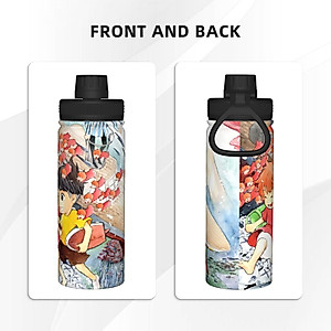 LOUNDY Ponyo and Sosuke 18 oz Tumblers Stainless Steel Vacuum Insulated Coffee Mug Water Bottle Drinking Cup