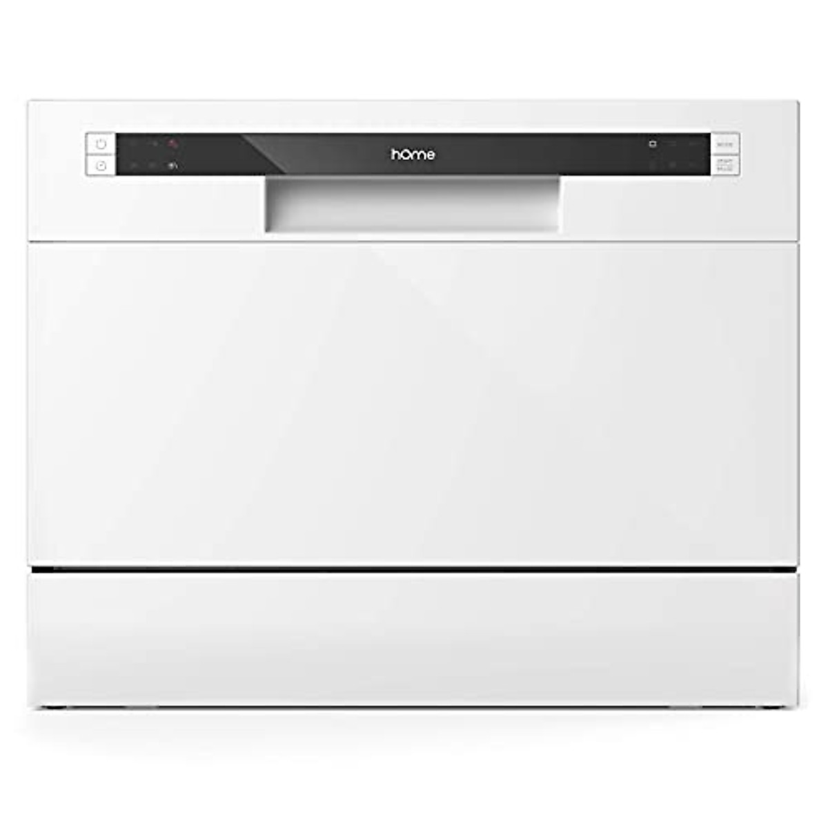 hOmeLabs Compact Countertop Dishwasher - Energy Star Portable Mini Dish Washer in Stainless Steel Interior for Small Apartment Office and Home Kitchen with 6 Place Setting Rack and Silverware Basket