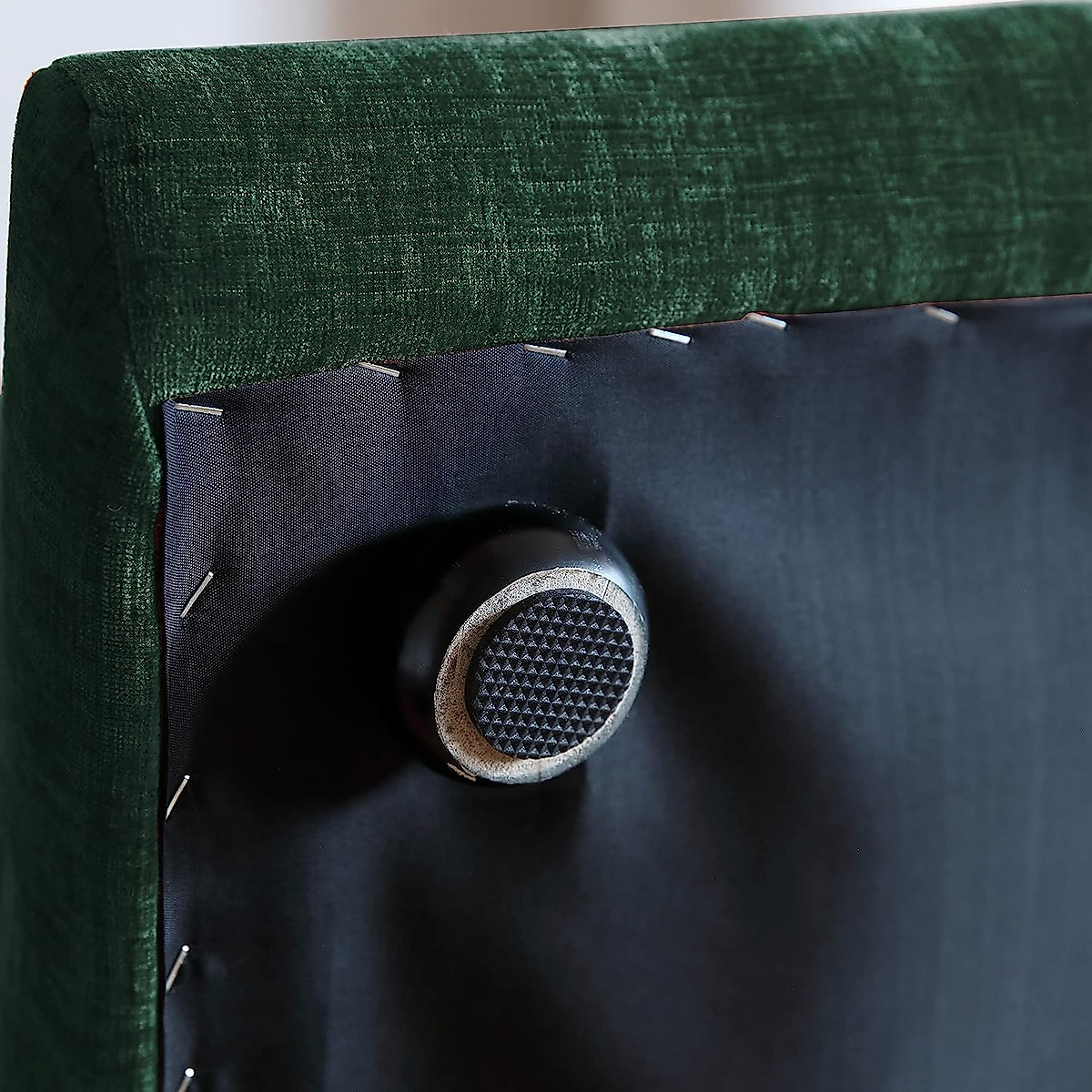 JACH Mid-Century Modern Comfy Sofa Couch with Thick Cushion, Chenille Single Accent Chair Deep Seat Couches, 50" Plush Sofas Furniture for Small Spaces Living Room Bedroom Office Apartment, Green