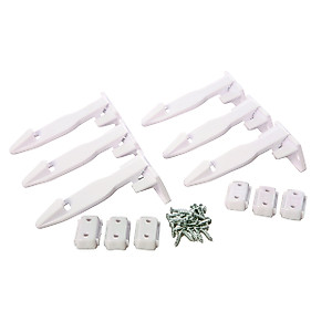 Dreambaby Spring Latches, White, Pack of 6