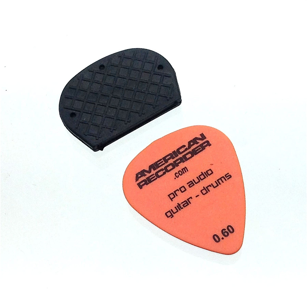 Delrin Guitar Pick with Removable Dynamic Knurl Rubber Grip 6 Piece Assortment Pack