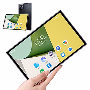 FOLOSAFENAR FHD Tablet, 8 Core CPU 8MP Front 16MP Rear 2 in 1 10.1 Inch Tablet 5G WiFi Supports Fast Charging with Keyboard for Reading (US Plug)