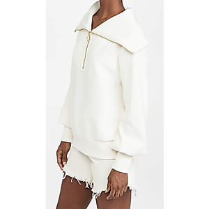 Varley Women's Vine Half Zip, Ivory, White, S